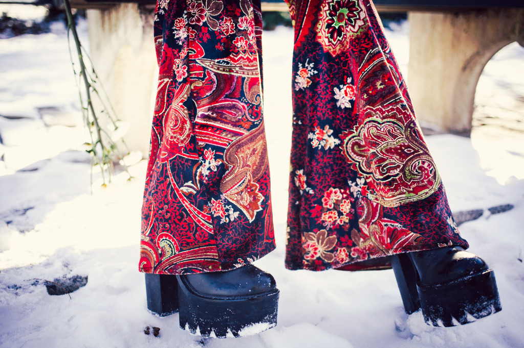 Hippie in the snow. - Jag Lever - I Live
